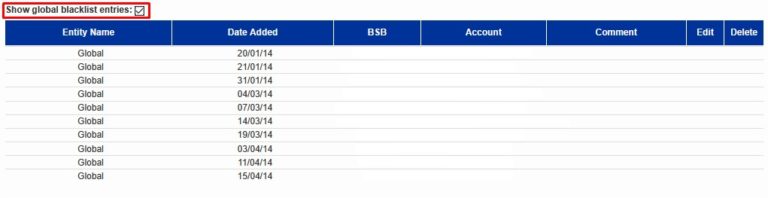 Blacklist Functionality - POLi