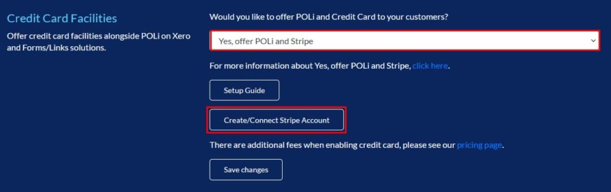 Credit Card - Stripe - POLi